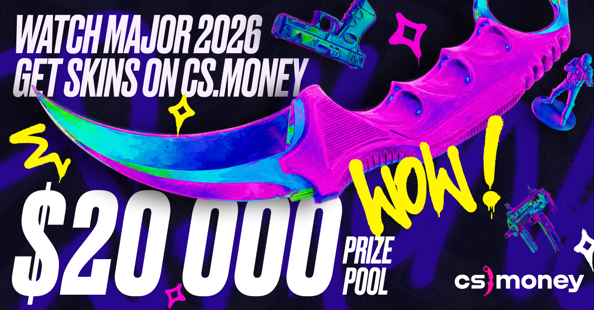Pick match winners and take part in the giveaway from CS.MONEY
