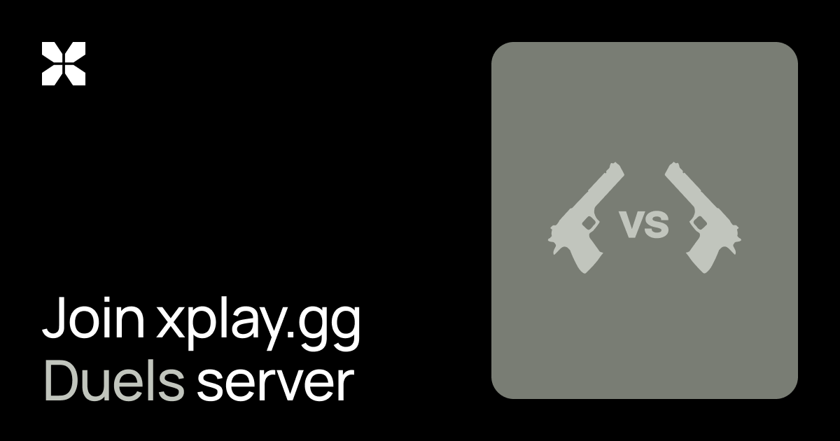 Servidores CS2 duels Brazil – jogue duelos no xplay.gg